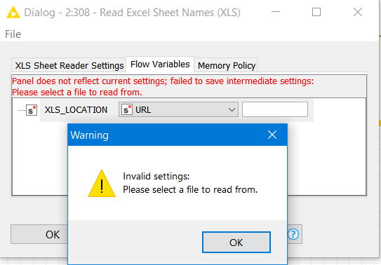  Read Excel Sheet Names Node Error KNIME Analytics Platform KNIME 